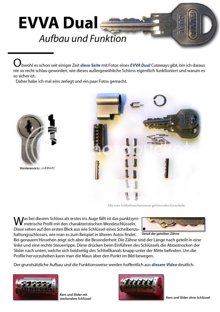 EVVA Dual - Aufbau und Funktion - ..:: KOKSA-Community